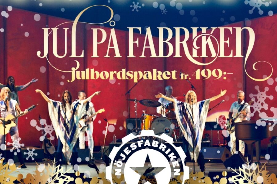 Festlig jul på Nöjesfabriken 2023