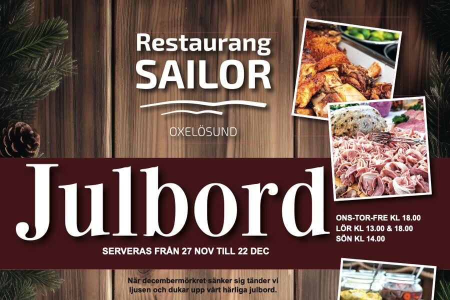 Julbord på Restaurang Sailor